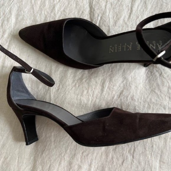 Anne Klein Collection | Shoes | Anne Klein Collection Suede Heels ...
